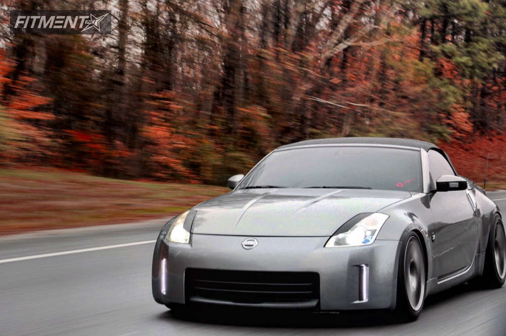 2006 Nissan 350Z Enthusiast with 18x9.5 5zigen Z1 and Michelin 245x35 on Coilovers | 175274 ...