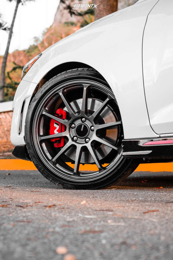 2021 Hyundai Veloster N Base with 19x8 Enkei Px-10 and Pirelli 235x35 ...