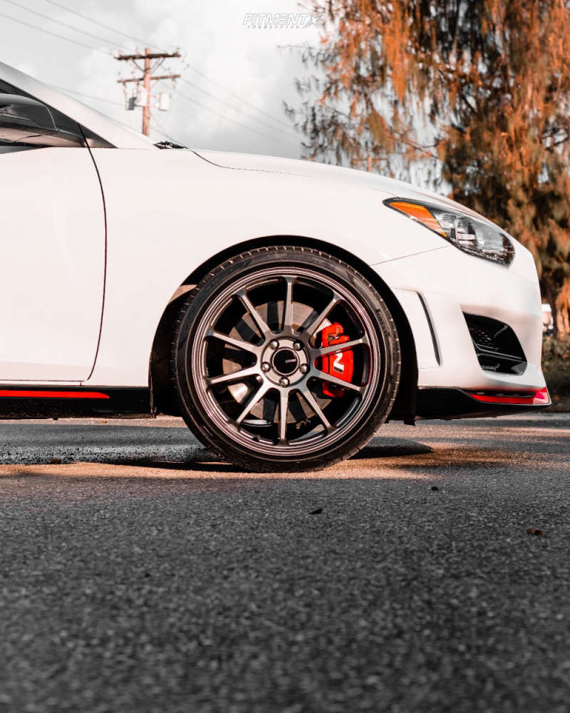 2021 Hyundai Veloster N Base with 19x8 Enkei Px-10 and Pirelli 235x35 ...