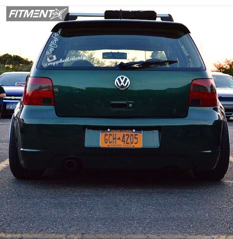 2001 Volkswagen Golf GLS with 18x9.5 Felgenwerks and Kumho 215x40 on ...