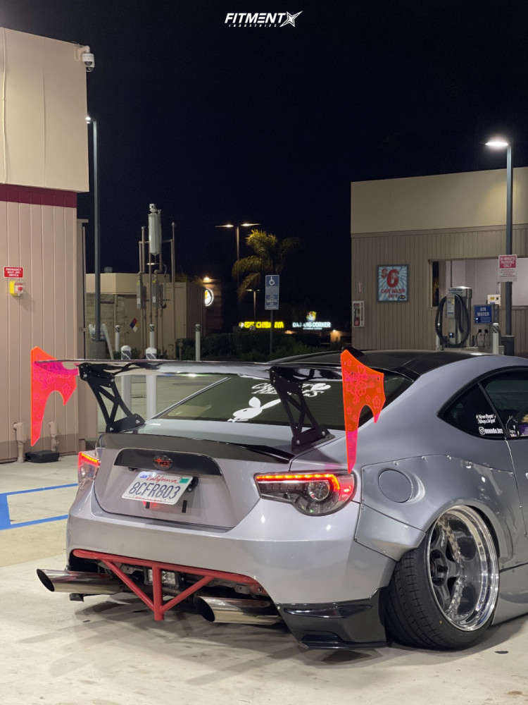 2017 Subaru BRZ Base with 18x9.5 Work Meister S1 3p and Federal 215x40 ...