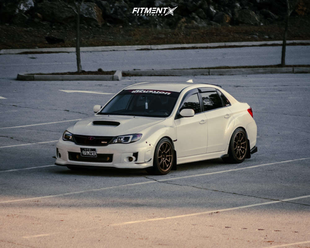 2013 Subaru Impreza WRX with 18x9.5 Ambit Rt8 and Michelin 265x35 on ...