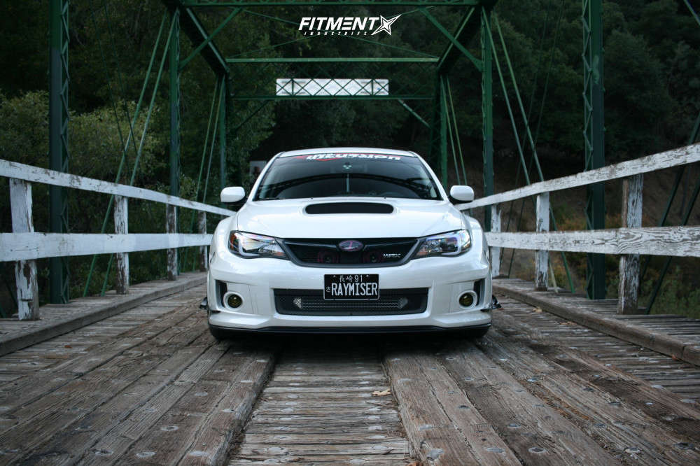 2013 Subaru Impreza WRX with 18x9.5 Ambit Rt8 and Michelin 265x35 on ...