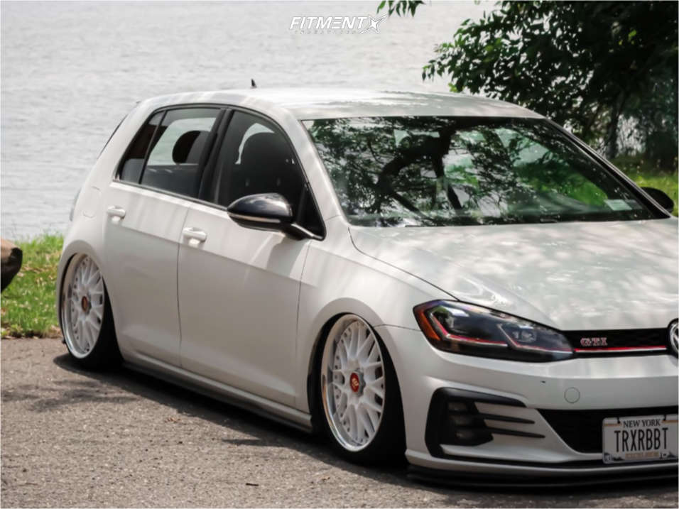 2019 Volkswagen GTI Rabbit Edition with 18x9 Work Vs Mx and Federal ...