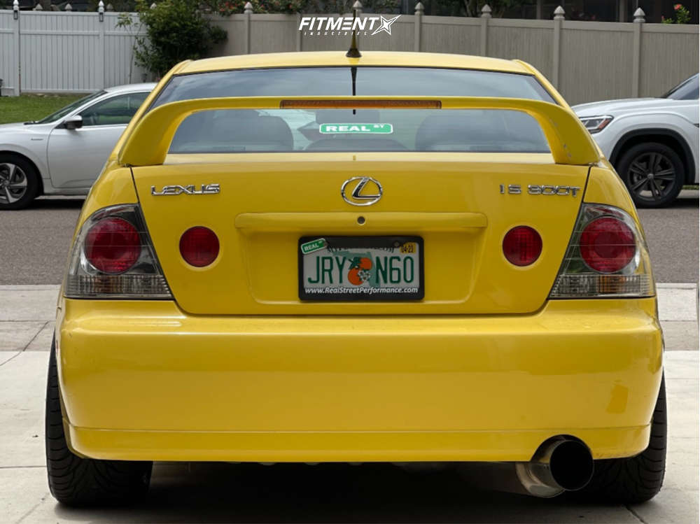 2001 Lexus IS300 Base with 18x9.5 Enkei Rpf1 and Federal 255x35 on ...