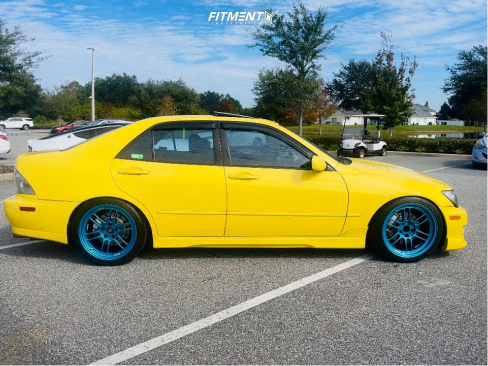 2001 Lexus IS300 Base with 18x9.5 Enkei Rpf1 and Federal 255x35 on ...