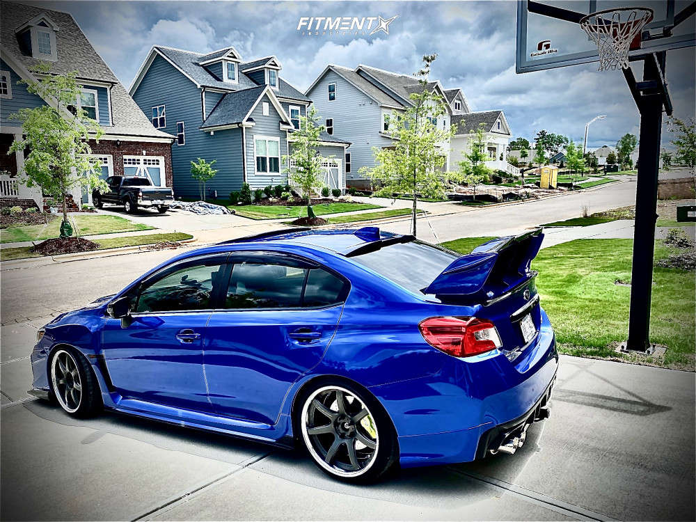 2019 Subaru WRX STI Limited with 19x10 Work T7r2p and Yokohama 245x35 ...