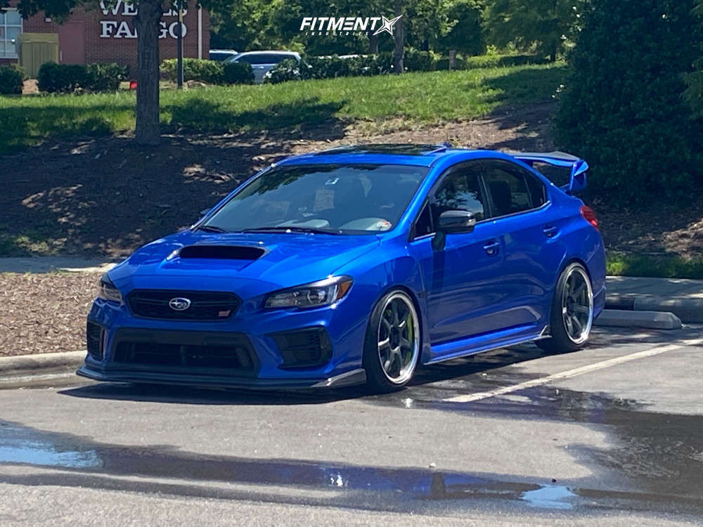 2019 Subaru WRX STI Limited with 19x10 Work T7r2p and Yokohama 245x35 ...
