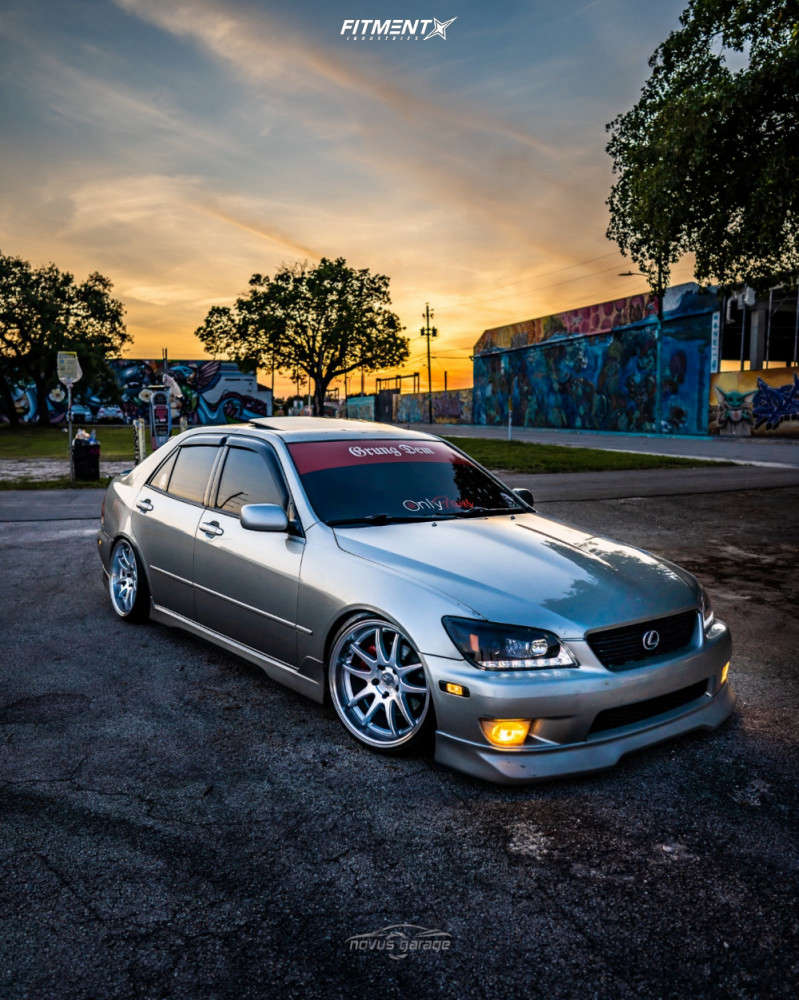 2001 Lexus IS300 Base with 18x9.5 Aodhan Ds02 and Atrezzo 215x35 on ...