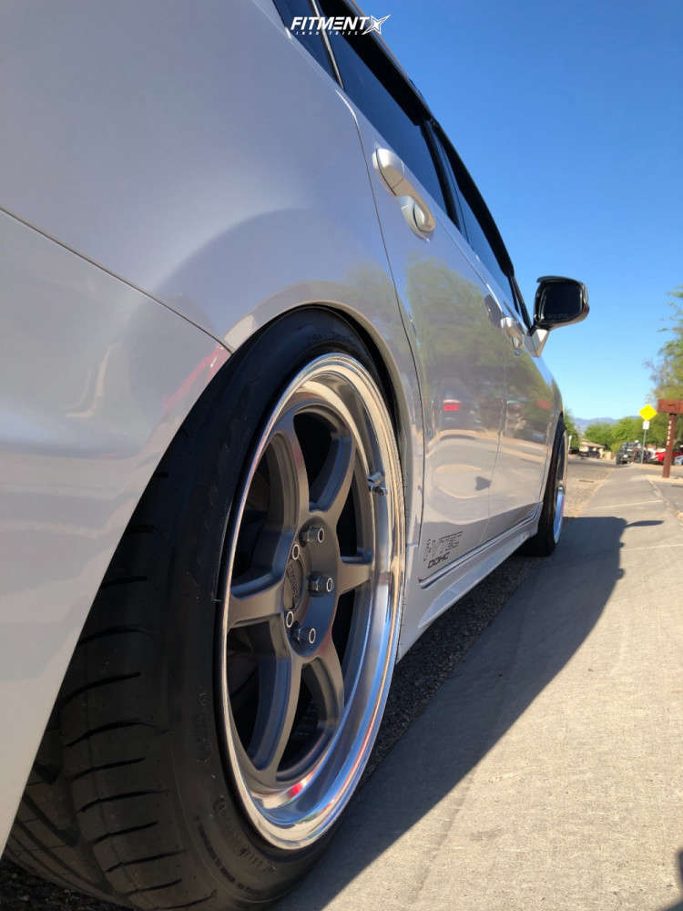2013 Honda Civic Si with 18x9.5 Kansei Roku and Nitto 235x40 on ...