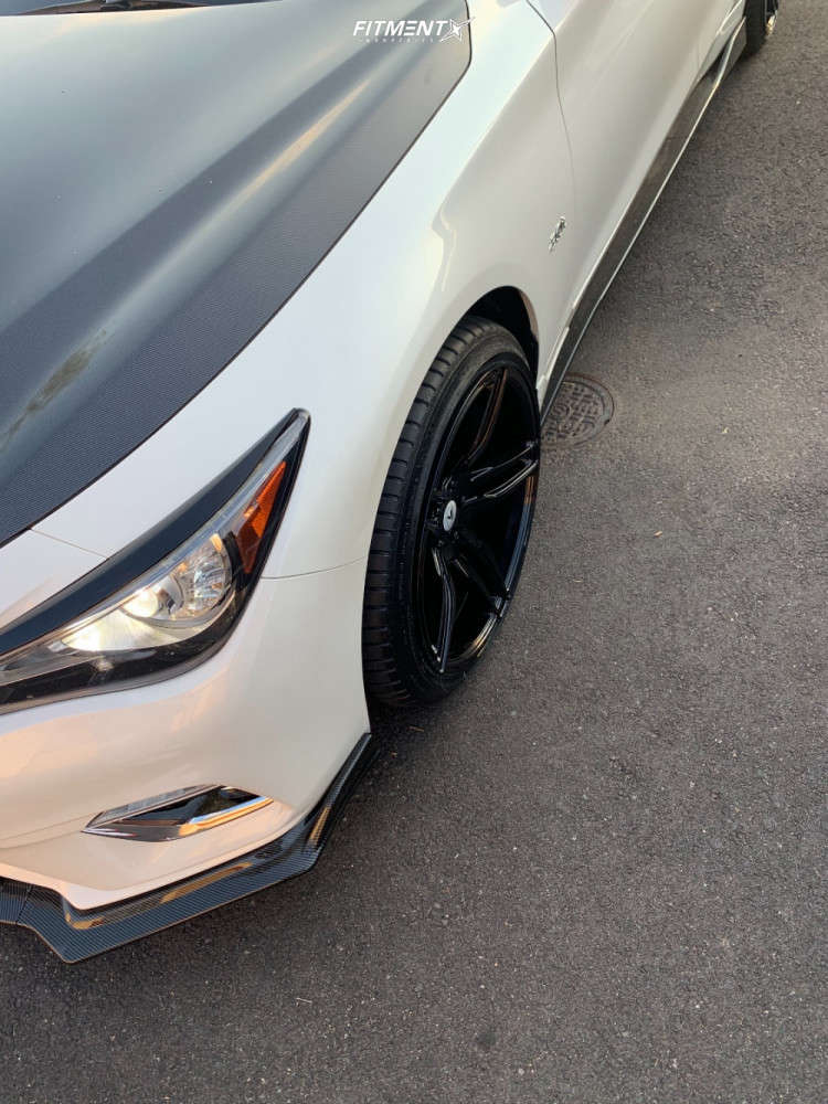 2018 INFINITI Q50 Luxe with 20x10.5 Asanti Black Abl-12 and Michelin ...