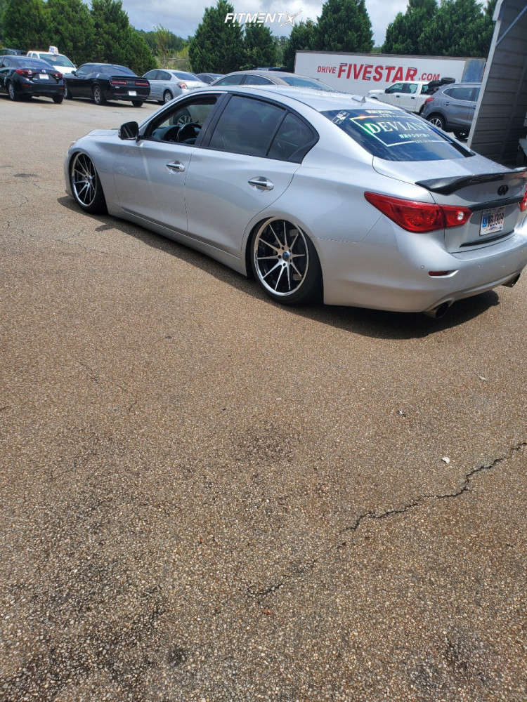 2014 INFINITI Q50 Sport with 19x9.5 Rohana Rc10 and Ironman 245x40 on ...
