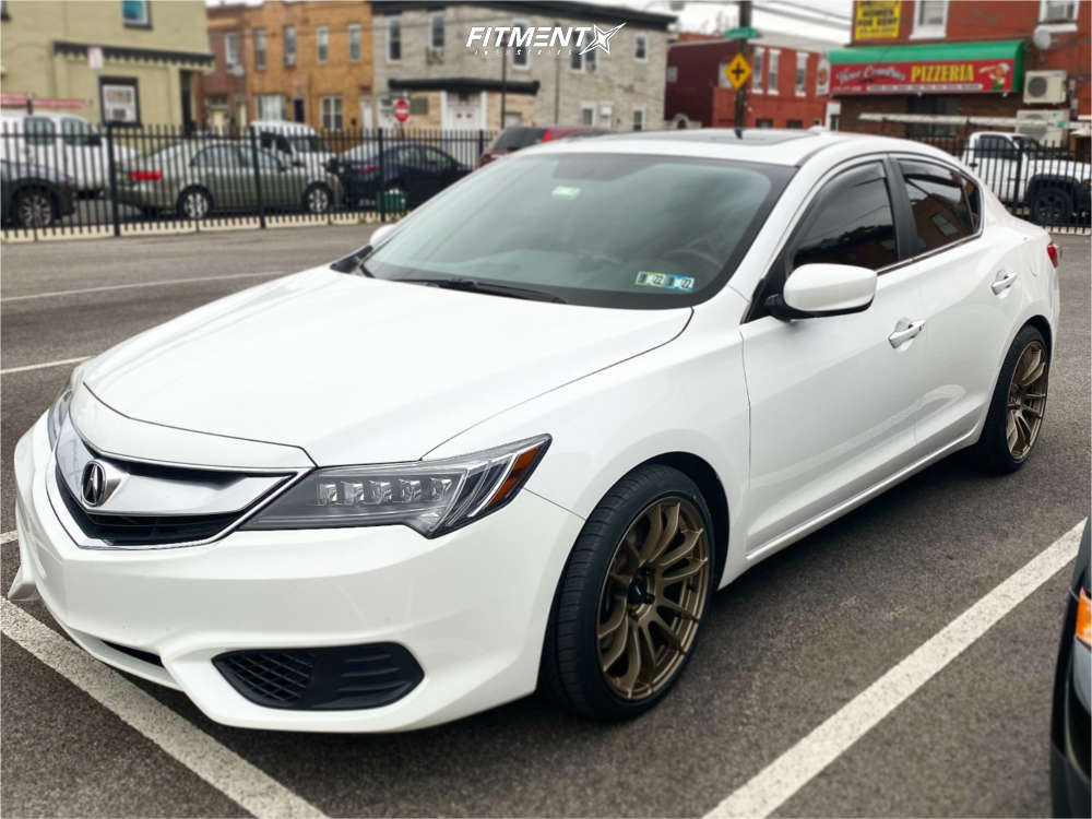 2016 Acura ILX Base with 18x8.5 AVID1 AV20 and Vercelli 225x40 on Stock Suspension | 1758162 ...