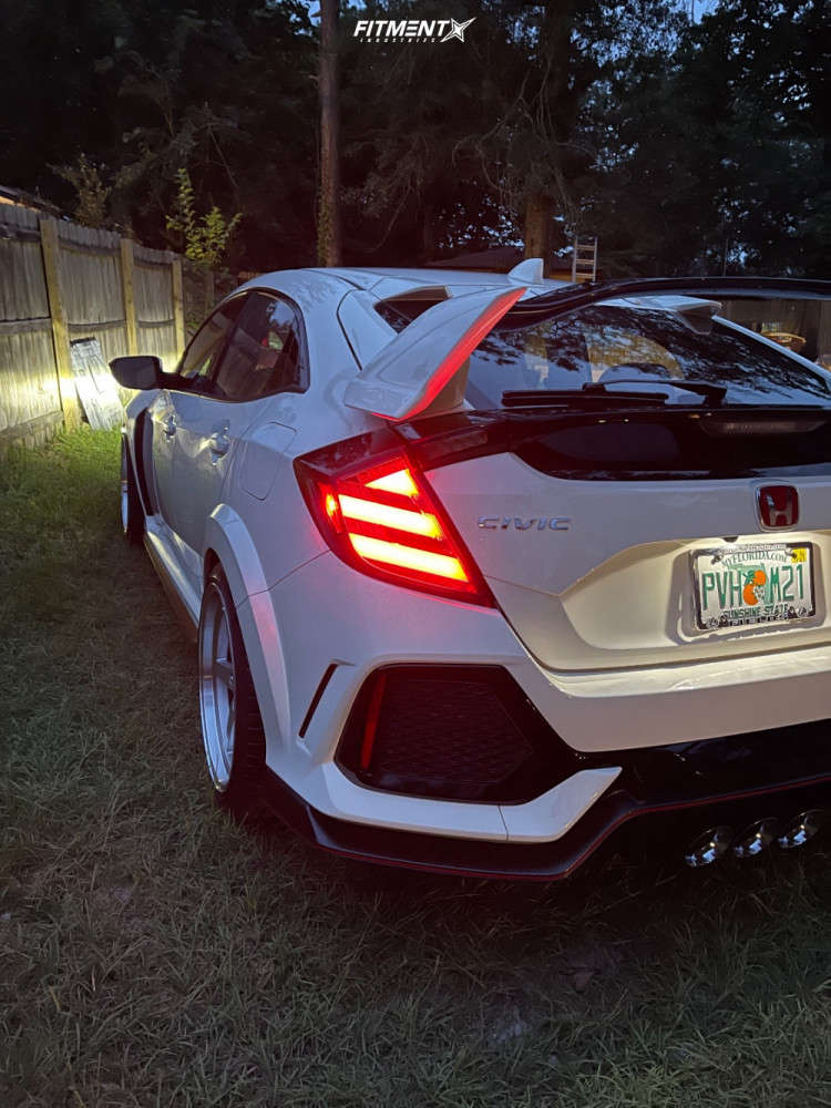 2018 Honda Civic Type R with 19x9.5 ESR Cs5 and Michelin 245x35 on ...