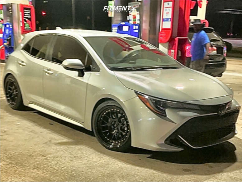 2020 Toyota Corolla SE with 18x9.5 Aodhan Ds06 and Hankook 225x40 on Lowering Springs | 1758571 ...