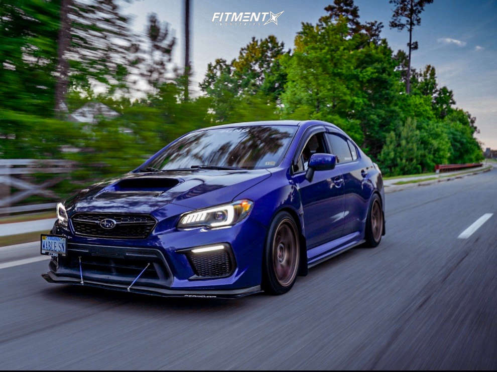 2018 Subaru WRX Premium with 18x9.5 Rays Engineering 57DR and Nitto ...