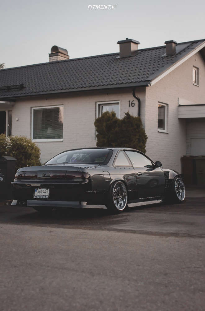 1996 Nissan S14 Base with 18x9.5 Weds Cerberus Ii and Nankang 215x35 on ...