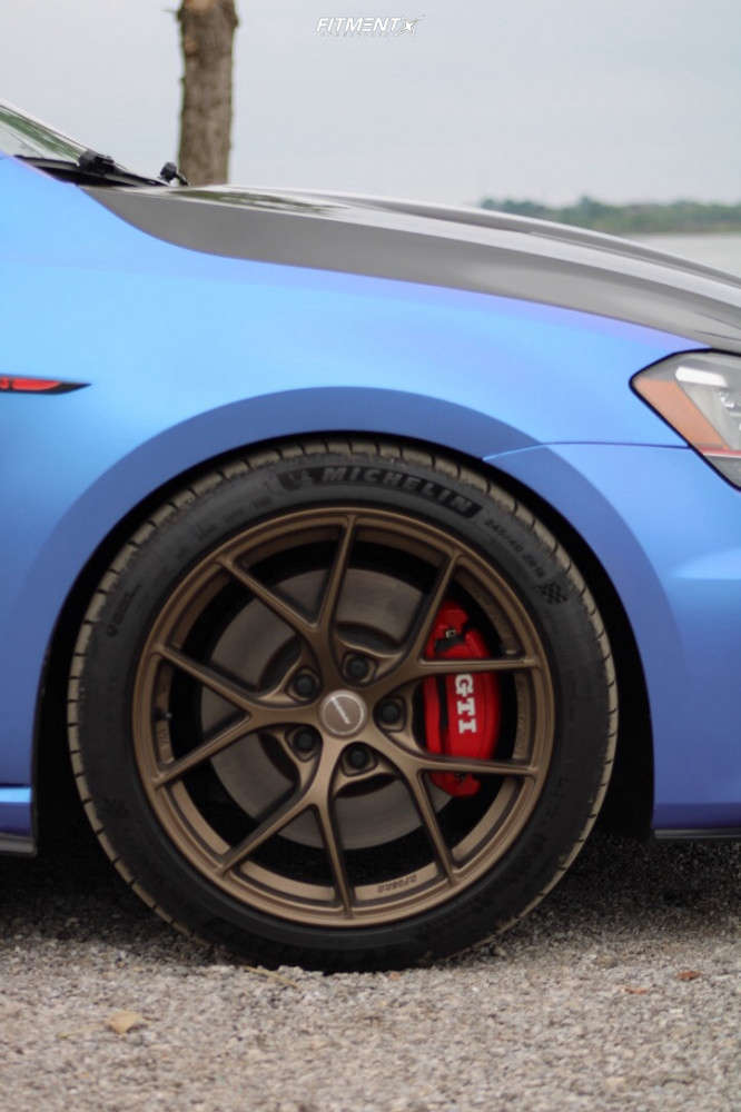 2017 Volkswagen GTI Autobahn with 18x8.5 Superspeed Rf05rr and Michelin ...