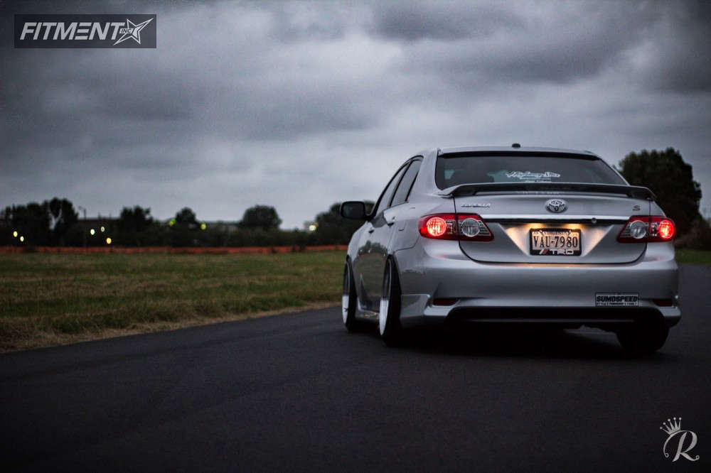 2013 Toyota Corolla S with 18x9.5 ESR Sr02 and Toyo Tires 225x40 on ...