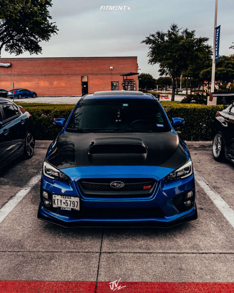 2016 Subaru WRX STI Limited with 18x9.5 Volk 57cr and Continental ...