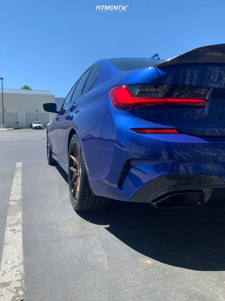 2021 BMW M340i Base with 19x8.5 Ferrada FR2 and Hankook 245x40 on Stock ...