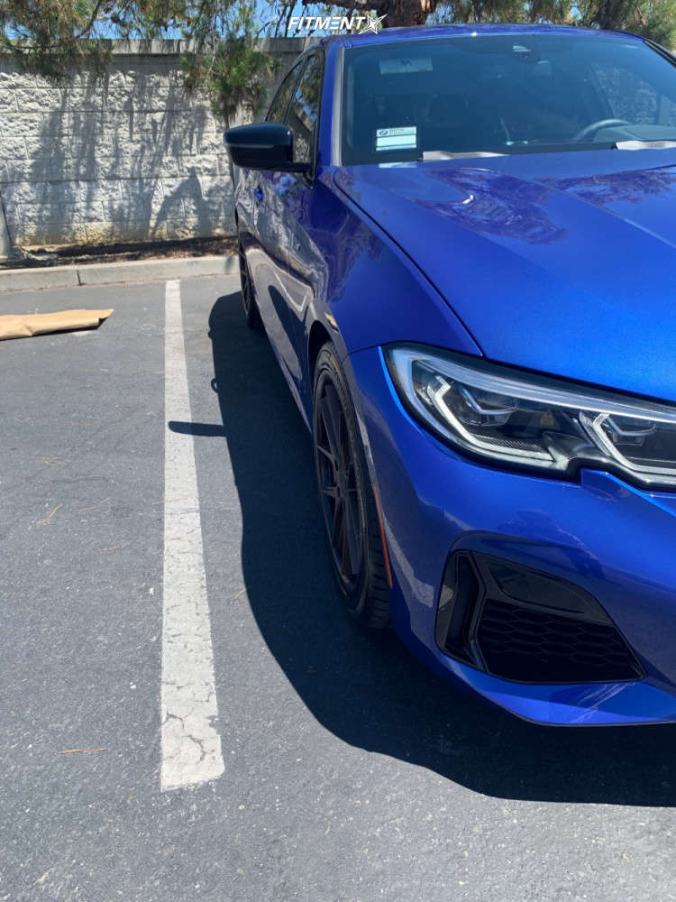 2021 BMW M340i Base with 19x8.5 Ferrada FR2 and Hankook 245x40 on Stock ...