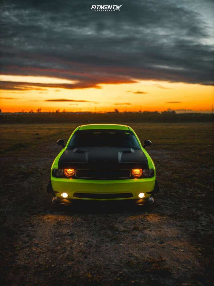 2012 Dodge Challenger SXT Plus with 20x8.5 Voxx Lago and Nitto 255x35 ...