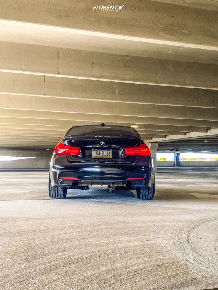 2017 BMW 320i XDrive Base with 19x8.5 Rotiform Kps and Hankook 245x40 ...