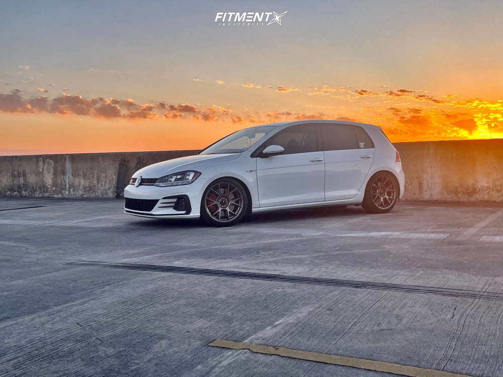2019 Volkswagen GTI S with 18x8.5 Konig Ampliform and Falken 225x40 on ...