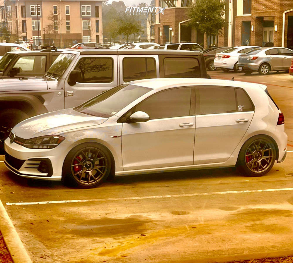 2019 Volkswagen GTI S with 18x8.5 Konig Ampliform and Falken 225x40 on ...