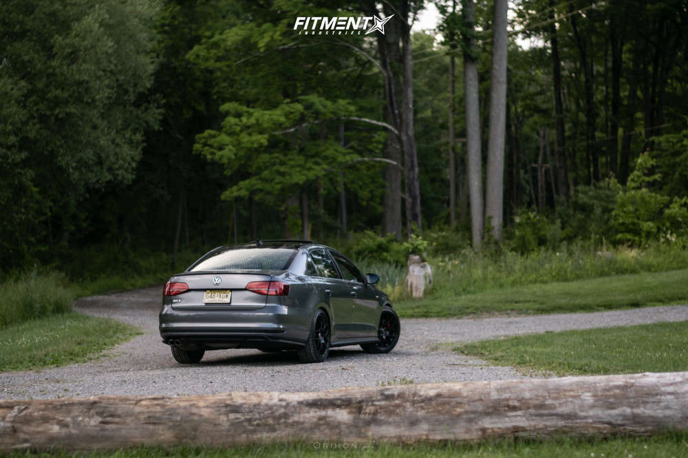 2016 Volkswagen Jetta GLI SEL with 18x8 Enkei Raijin and Ohtsu 235x40 ...