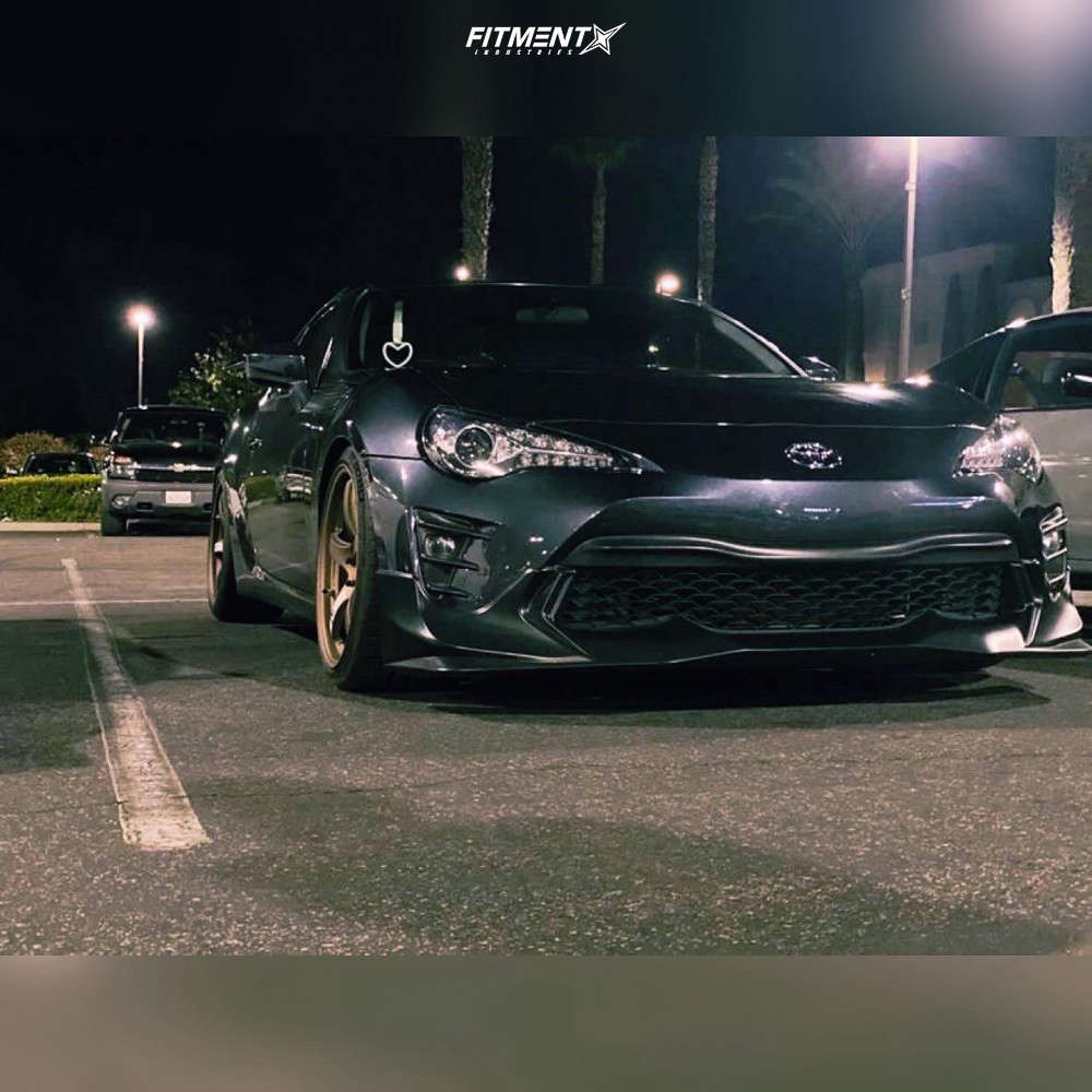 2017 Toyota 86 Base with 18x9.5 Gram Lights 57cr and Michelin 245x35 on ...