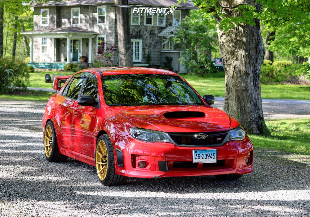 2012 Subaru WRX STI Base with 18x9.5 F1R F29 and Achilles 265x35 on ...