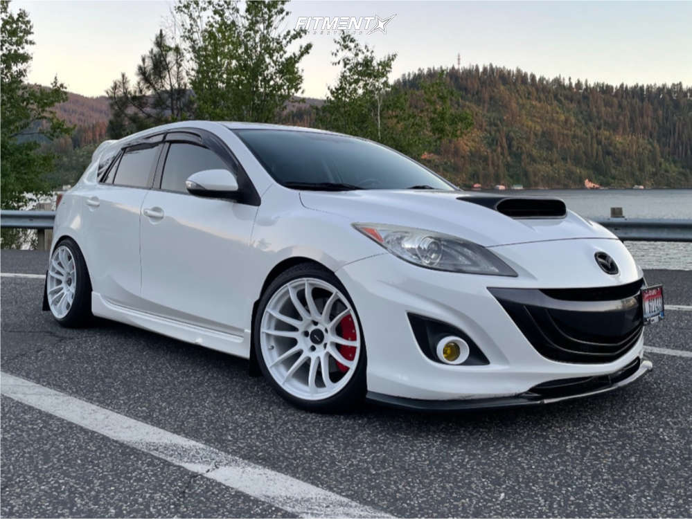 2012 Mazda MazdaSpeed3 Base with 18x9.5 AVID1 AV20 and Continental ...