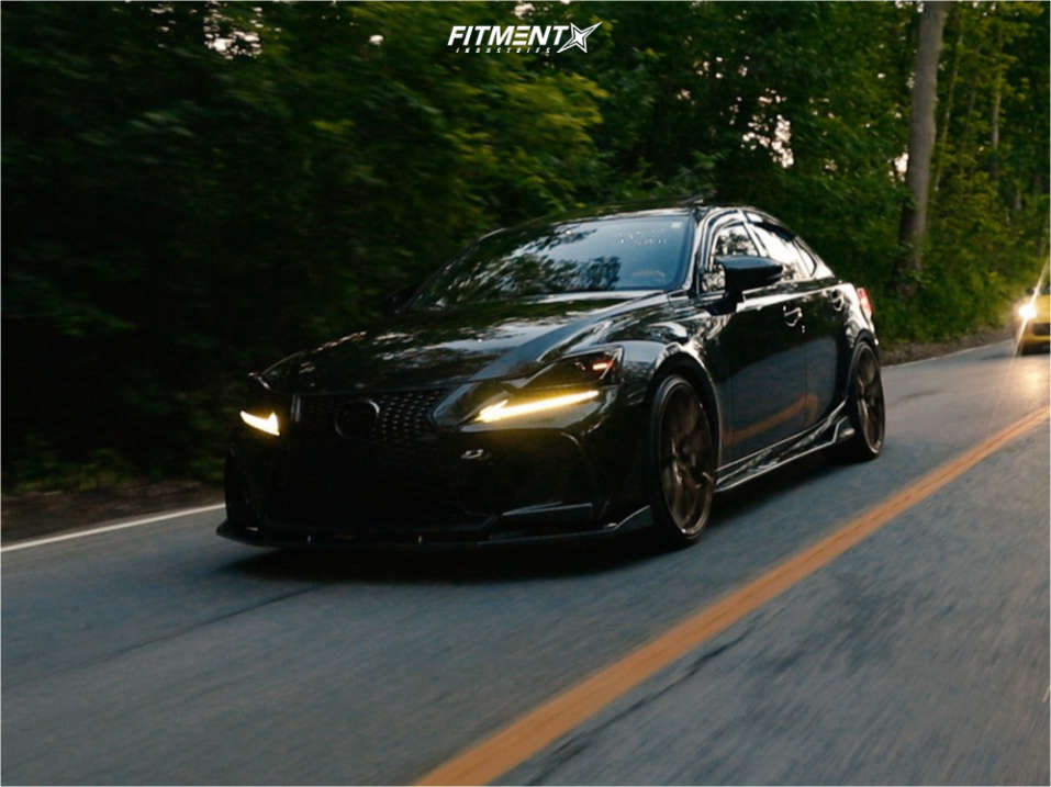 2020 Lexus IS300 F Sport with 20x9 Rohana Rfx13 and WinRun 225x35 on ...
