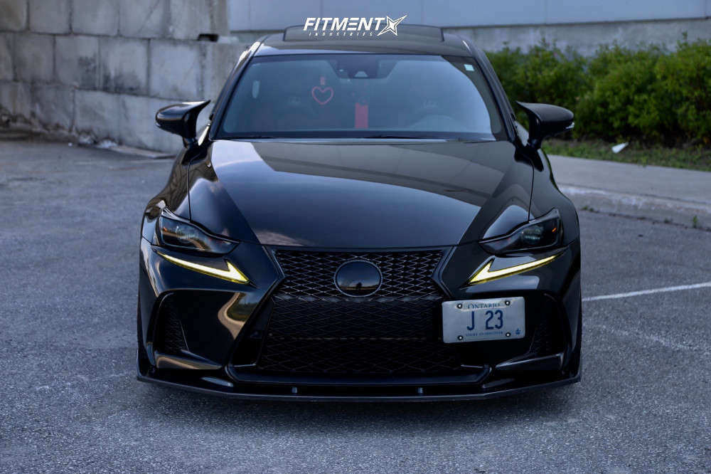 2020 Lexus IS300 F Sport with 20x9 Rohana Rfx13 and WinRun 225x35 on ...