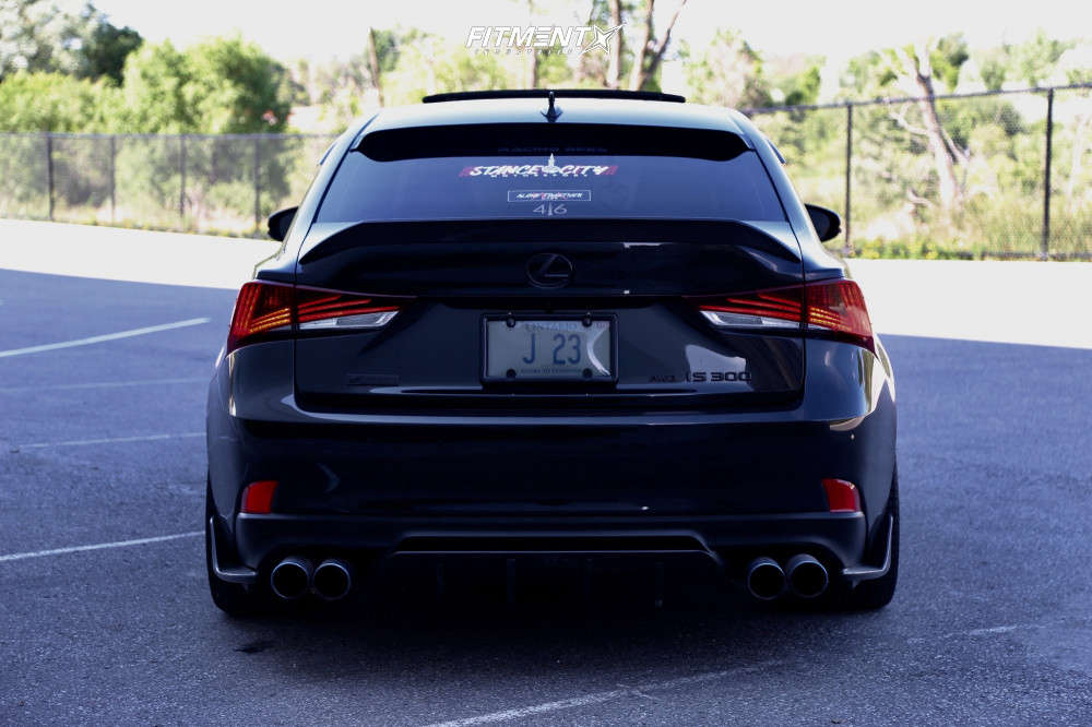 2020 Lexus IS300 F Sport with 20x9 Rohana Rfx13 and WinRun 225x35 on ...