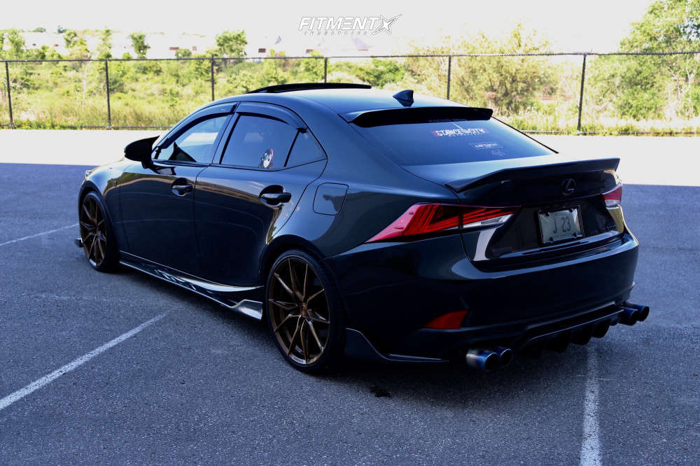 2020 Lexus IS300 F Sport with 20x9 Rohana Rfx13 and WinRun 225x35 on ...
