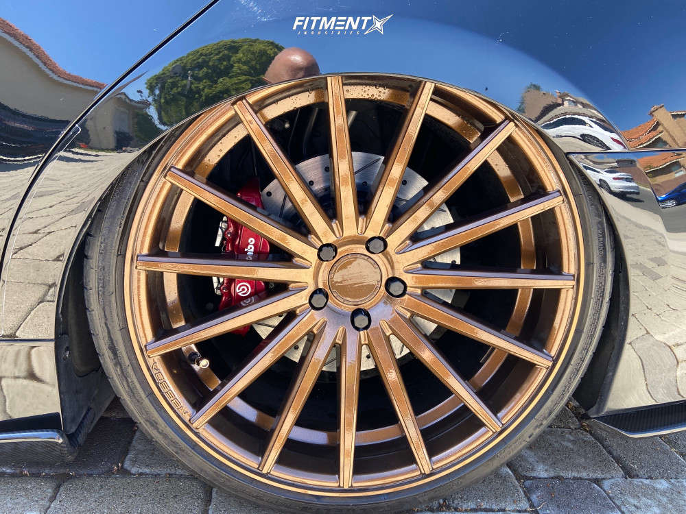 2015 Lexus GS350 F Sport with 21x9 Vossen Vfs2 and Michelin 245x30 on ...