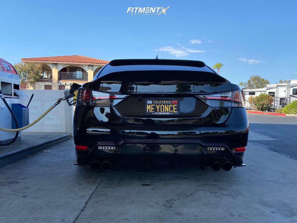 2015 Lexus GS350 F Sport with 21x9 Vossen Vfs2 and Michelin 245x30 on ...