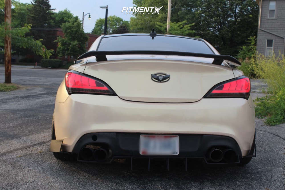 2016 Hyundai Genesis Coupe 3.8 with 19x9.5 ESR Sr08 and Hankook 245x35 ...