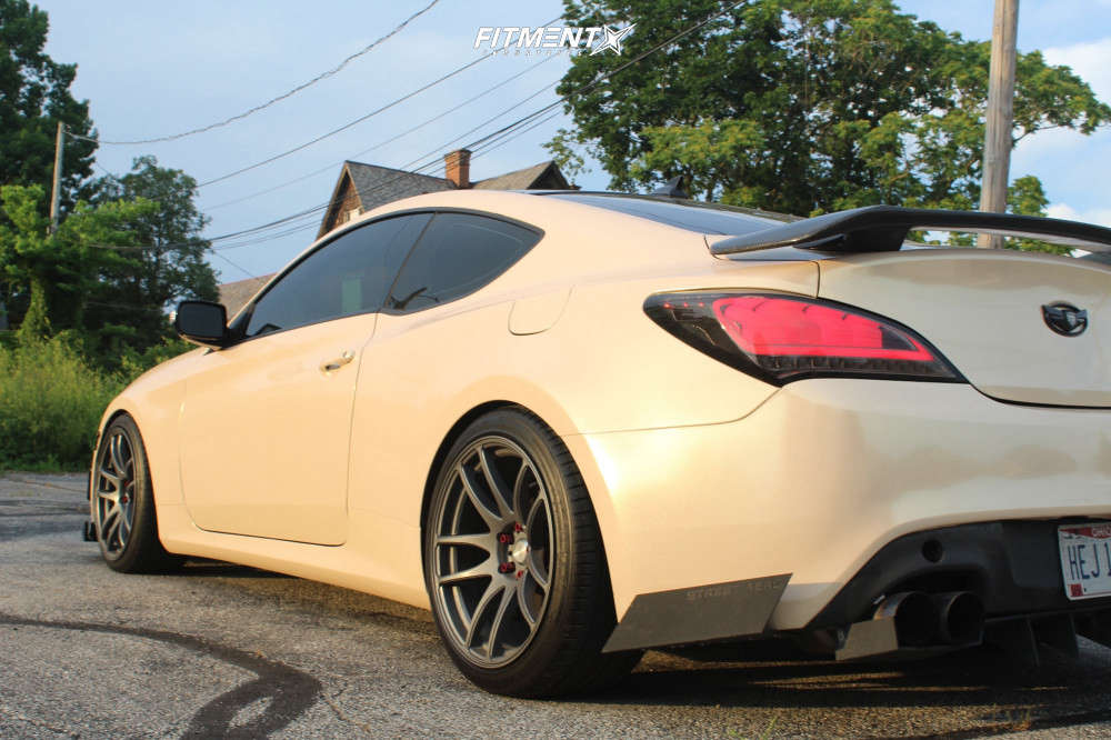 2016 Hyundai Genesis Coupe 3.8 with 19x9.5 ESR Sr08 and Hankook 245x35 ...