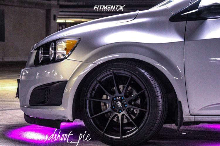 2012 Chevrolet Sonic LS with 18x8.5 MST MT44 and Atrezzo 225x40 on ...