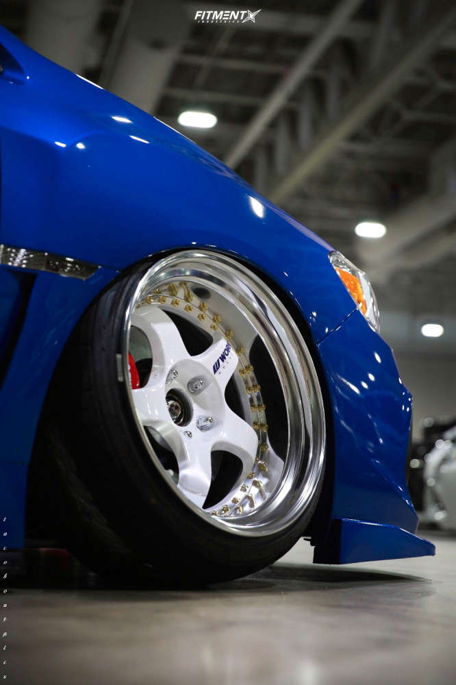 2020 Subaru WRX Sport with 18x10 Work Meister S1 3p and Federal 225x35 ...