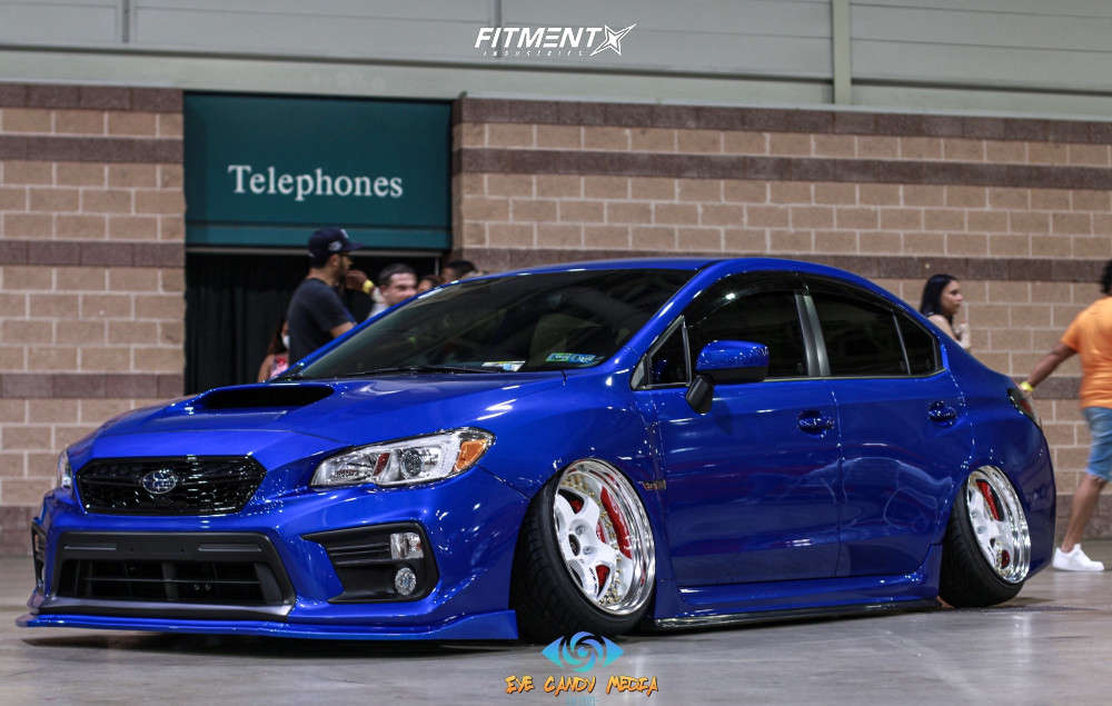 2020 Subaru WRX Sport with 18x10 Work Meister S1 3p and Federal 225x35 ...