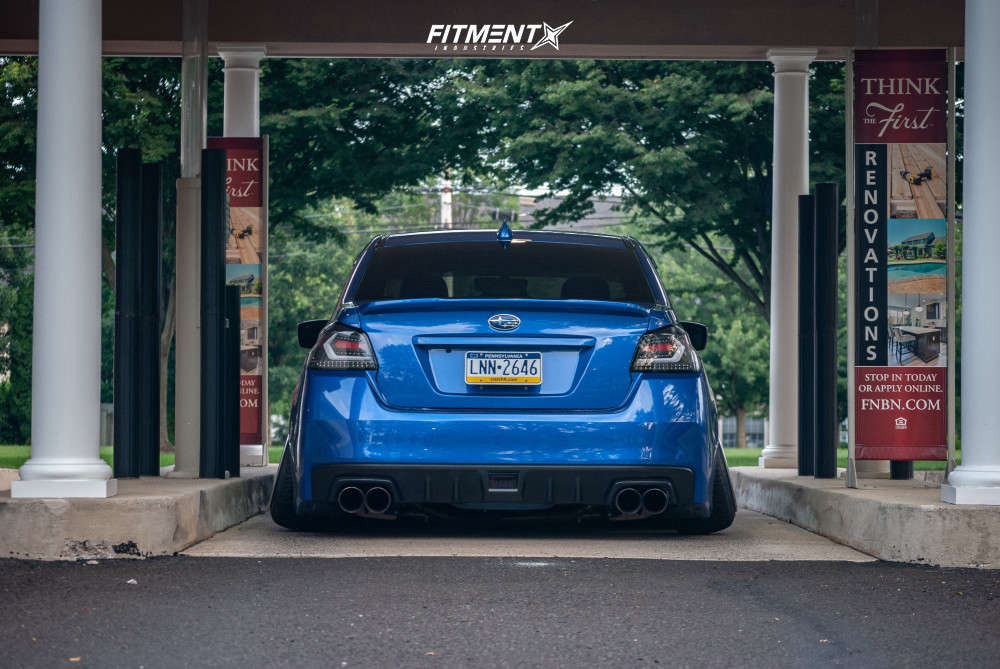 2020 Subaru WRX Sport with 18x10 Work Meister S1 3p and Federal 225x35 ...