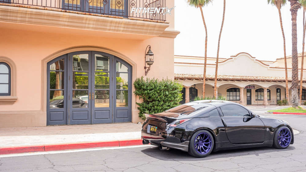 2003 Nissan 350Z Enthusiast with 18x9.5 Anovia Night and Nexen 255x35 ...