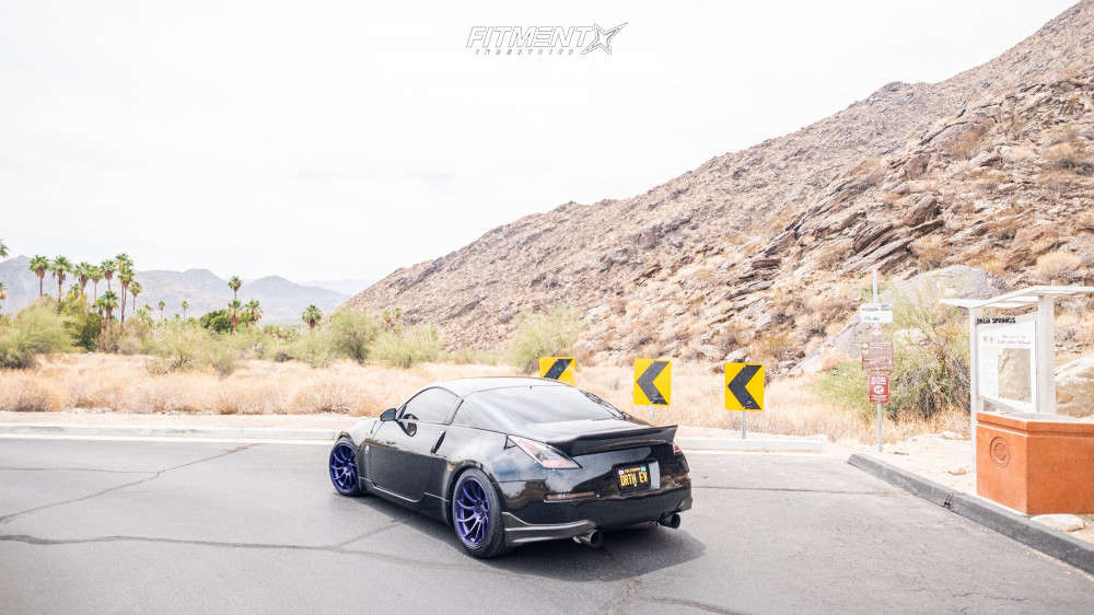 2003 Nissan 350Z Enthusiast with 18x9.5 Anovia Night and Nexen 255x35 ...