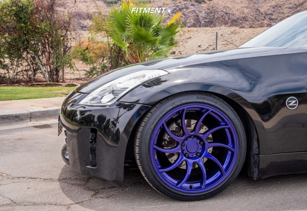 2003 Nissan 350Z Enthusiast with 18x9.5 Anovia Night and Nexen 255x35 ...