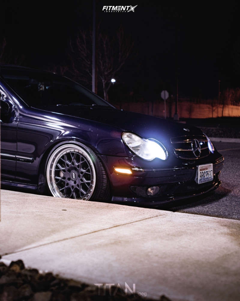 2007 Mercedes-Benz C230 Sport with 18x8.5 ESR Cs3 and Lexani 215x35 on ...
